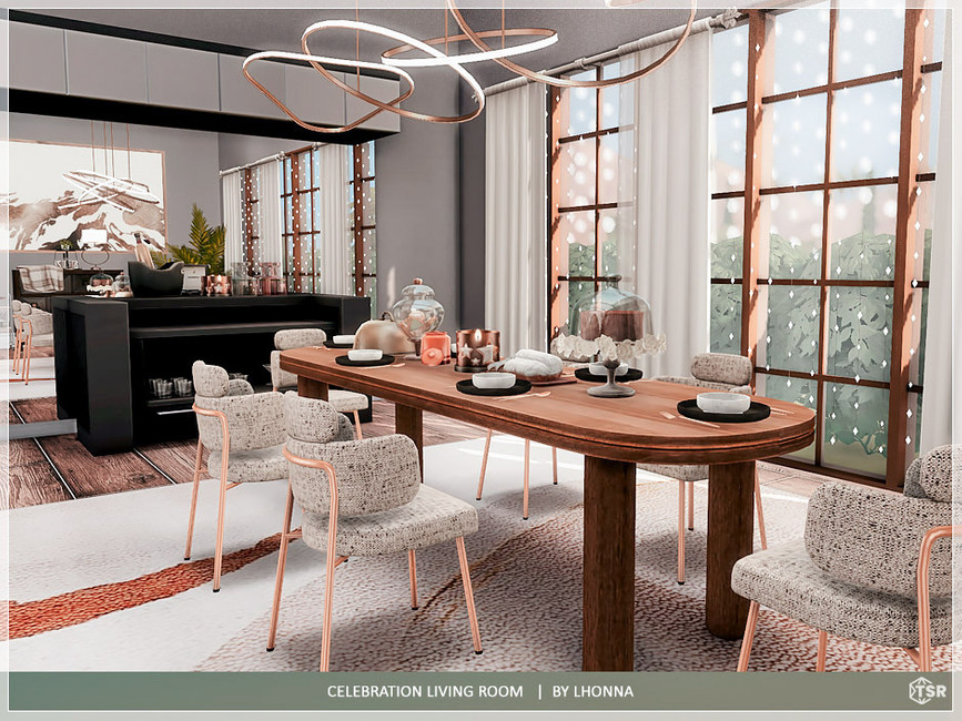 The Sims Resource - Celebration Living Room /TSR CC only/