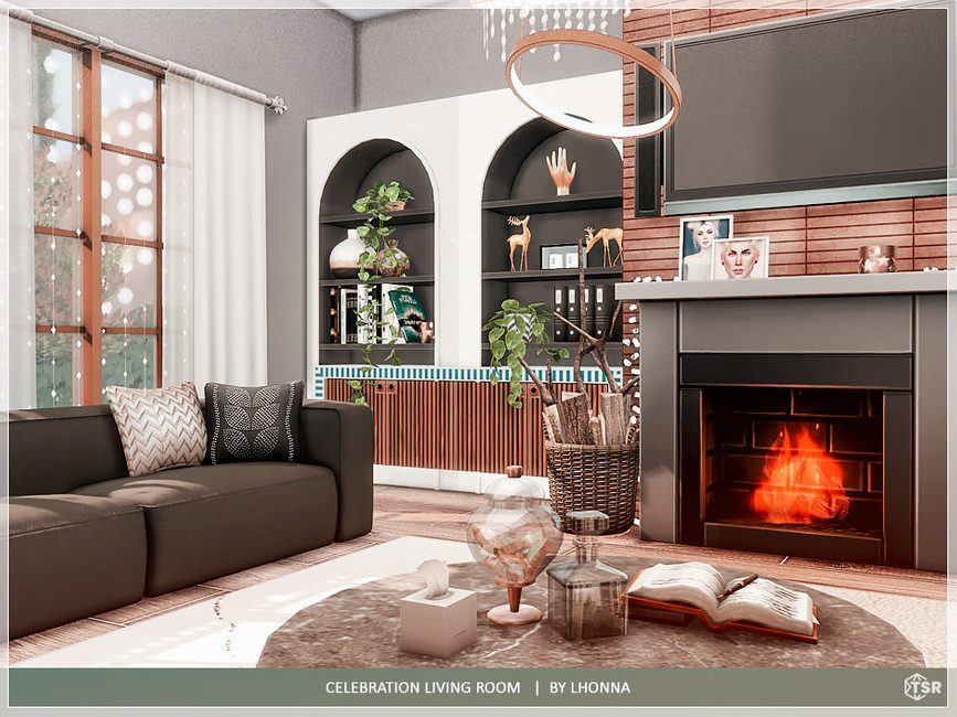 The Sims Resource - Celebration Living Room /TSR CC only/