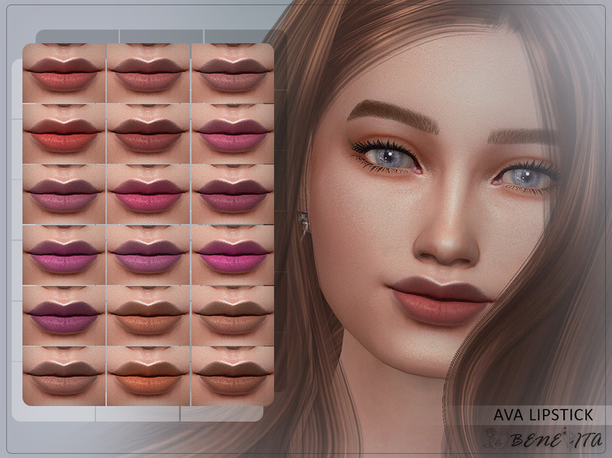 The Sims Resource - Ava Lipstick [HQ]
