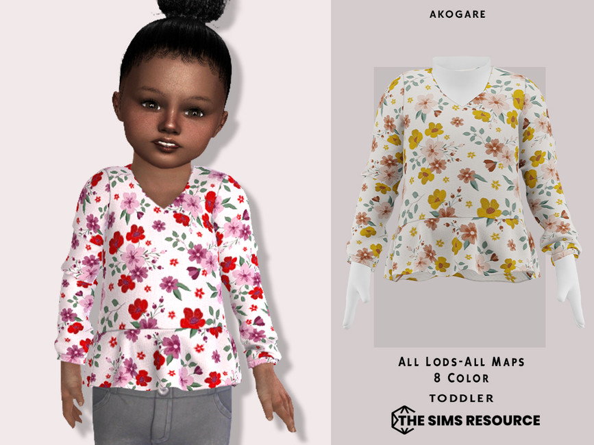 The Sims Resource - T-Cheerful Top
