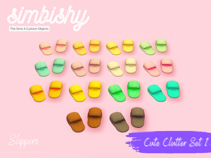 The Sims Resource - Cute Clutter - Slippers