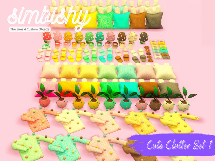 The Sims Resource - Cute Clutter Set 1