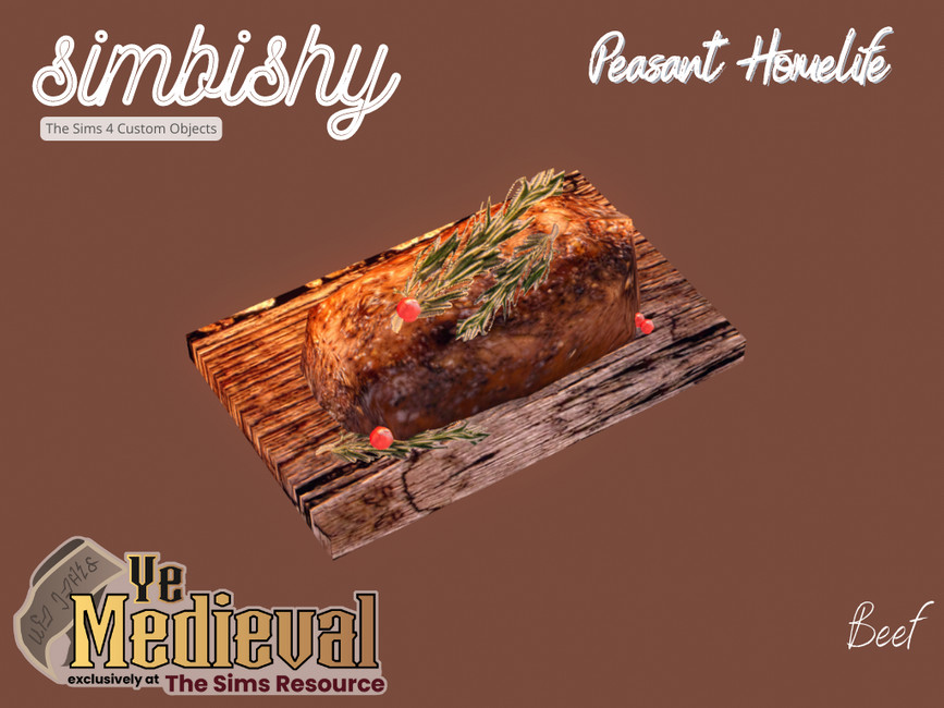 The Sims Resource - Ye Medieval - Peasant Homelife - Beef