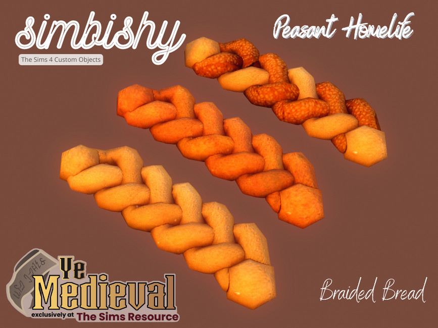 The Sims Resource - Ye Medieval - Peasant Homelife - Braided Bread