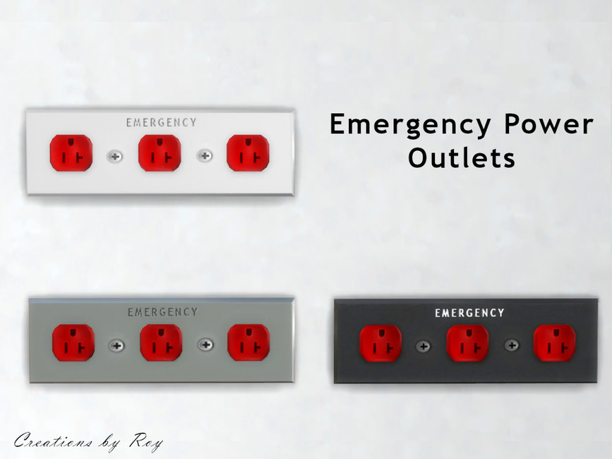 The Sims Resource - Emergency Outlets