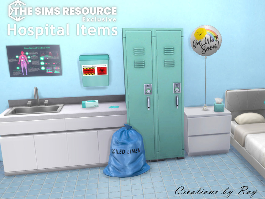 The Sims Resource - Medical Items Set