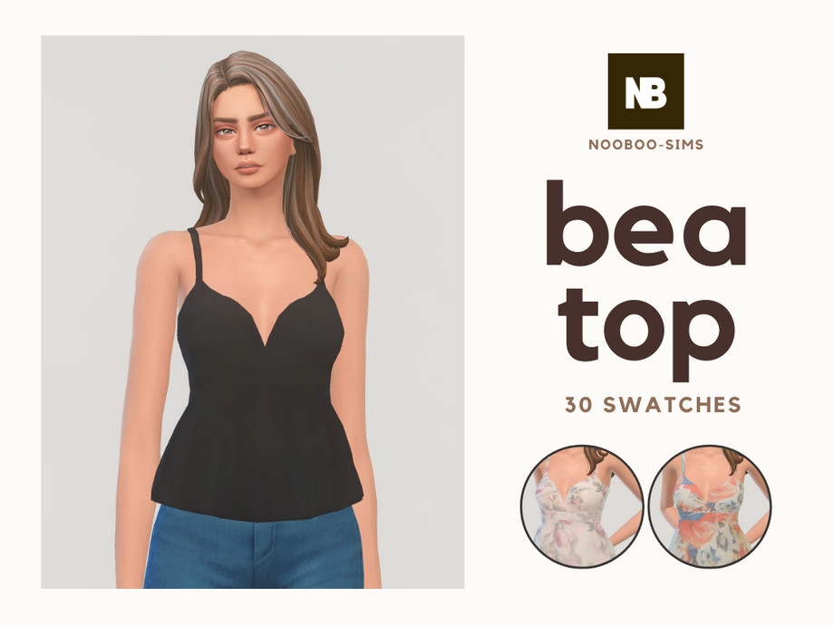 The Sims Resource | Bea Top