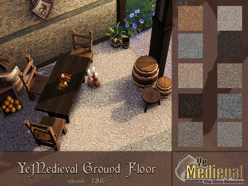 The Sims Resource - Ye Medieval Ground Floor