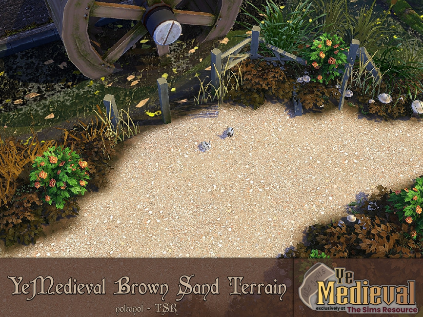 The Sims Resource - Ye Medieval Brown Sand Terrain