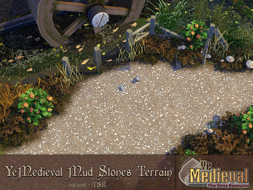 The Sims Resource - Ye Medieval Mud Stones Terrain