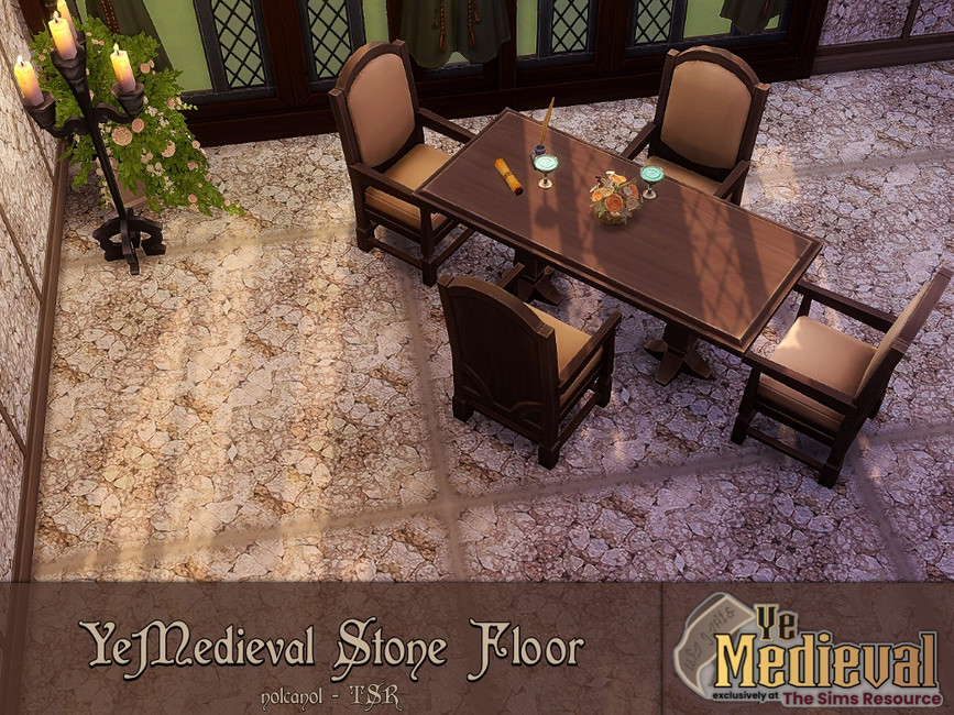 The Sims Resource - Ye Medieval Stone Floor
