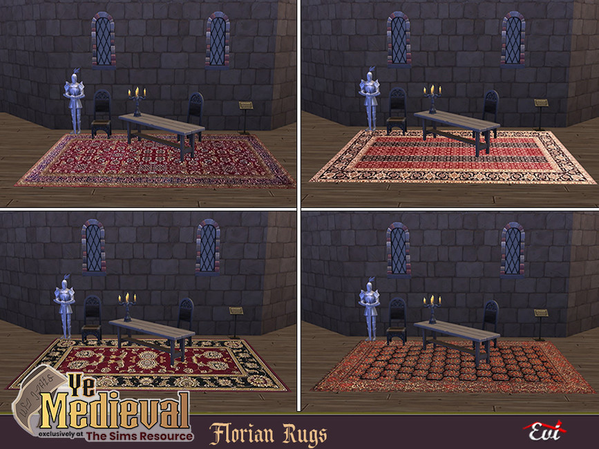 The Sims Resource - Florian rugs