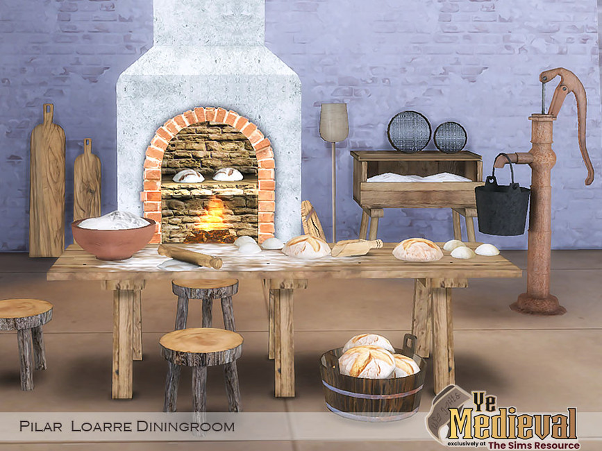 The Sims Resource - Ye Medieval Loarre Dining