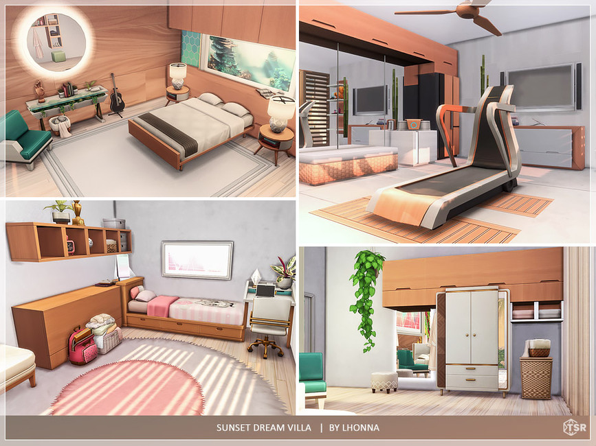 The Sims Resource - Sunset Dream Villa /No CC/
