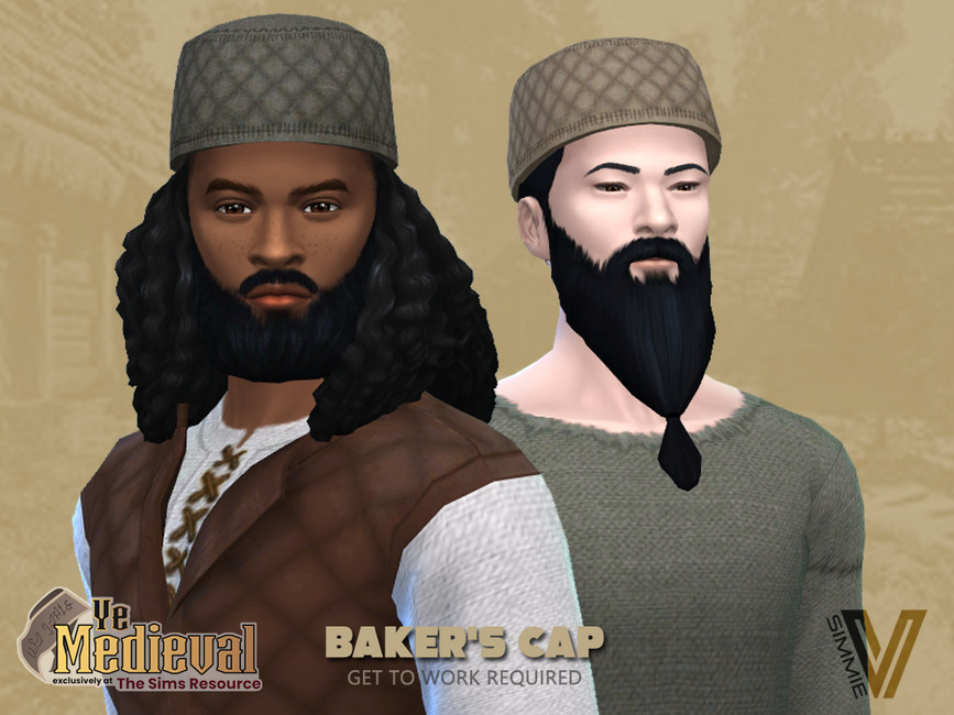 The Sims Resource - Ye Medieval Baker Cap