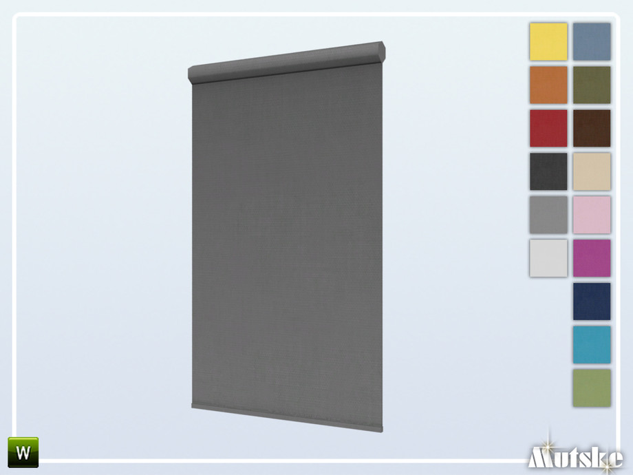 The Sims Resource - New York Roller Blind Half 1x1