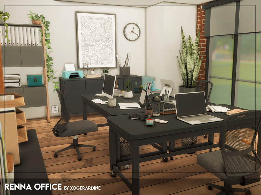 The Sims Resource - Renna Office (TSR only CC)