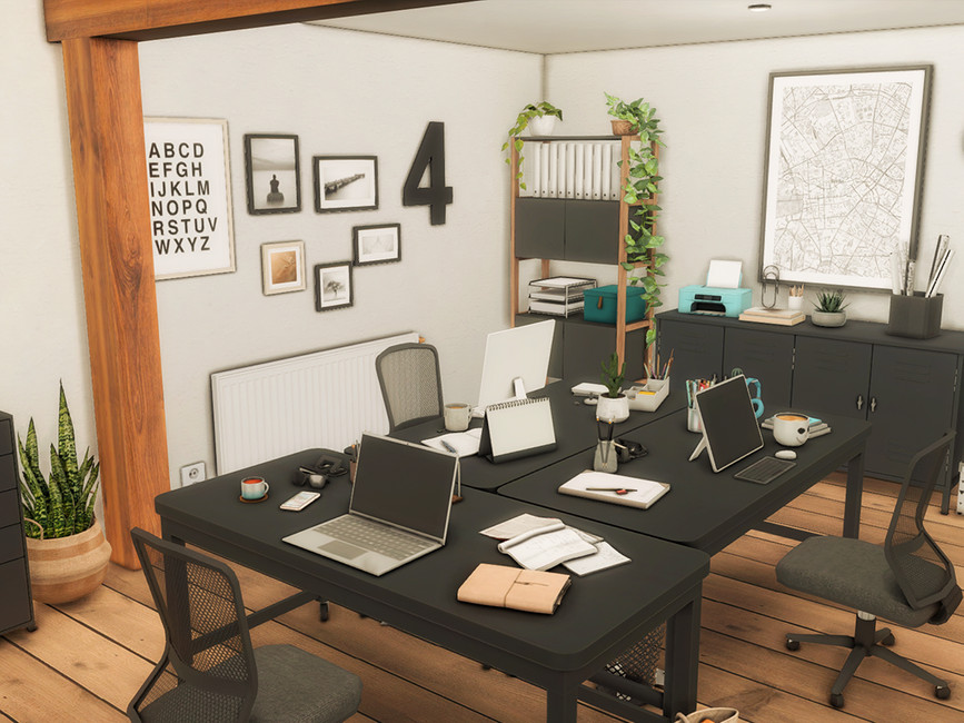 The Sims Resource - Renna Office (TSR only CC)