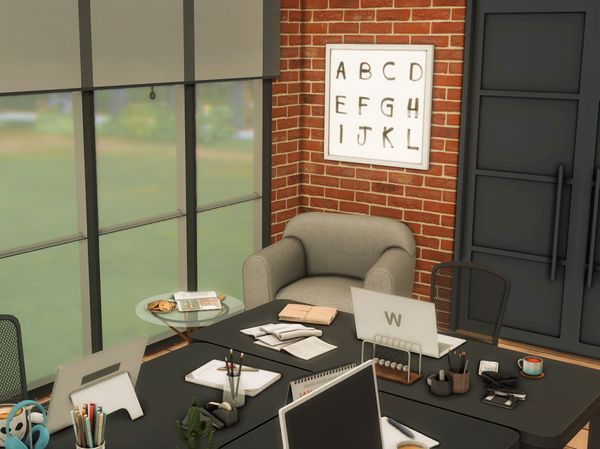 The Sims Resource - Renna Office (TSR only CC)