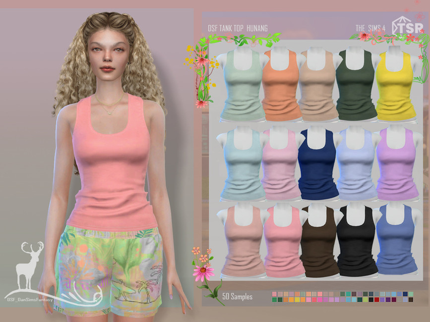 The Sims Resource - TANK TOP HUNANG