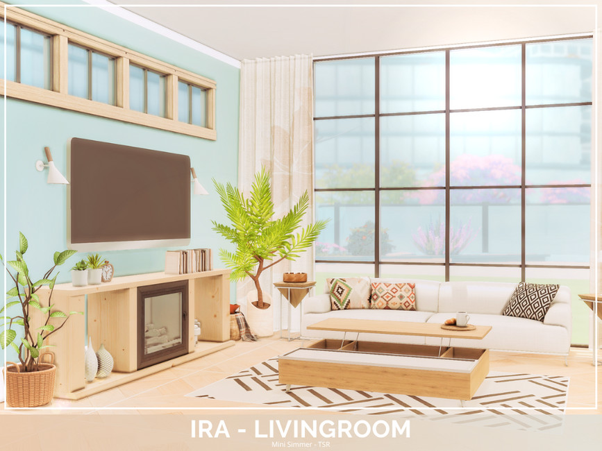 The Sims Resource - Ira Livingroom - TSR Only CC