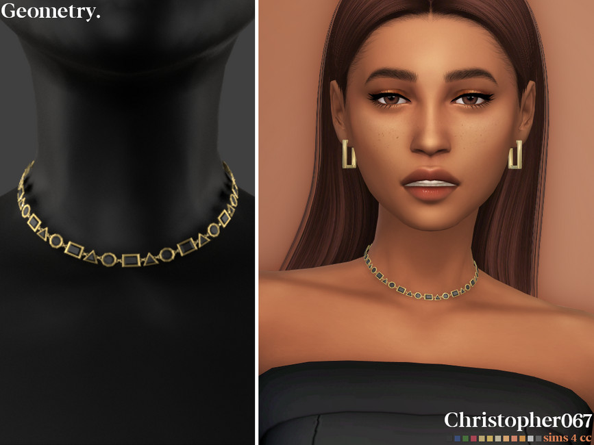 The Sims Resource - Geometry Necklace