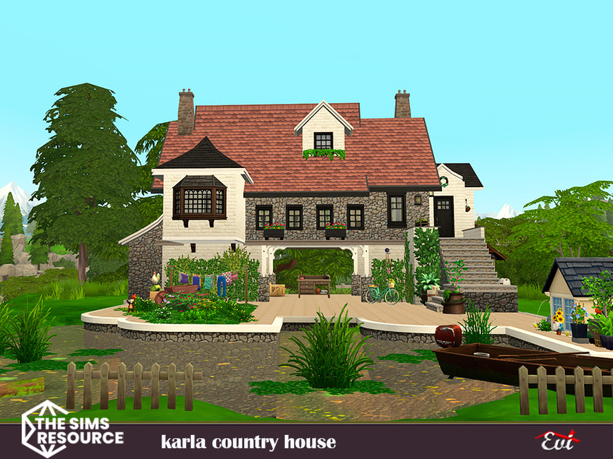 The Sims Resource - Karla country house_ No CC