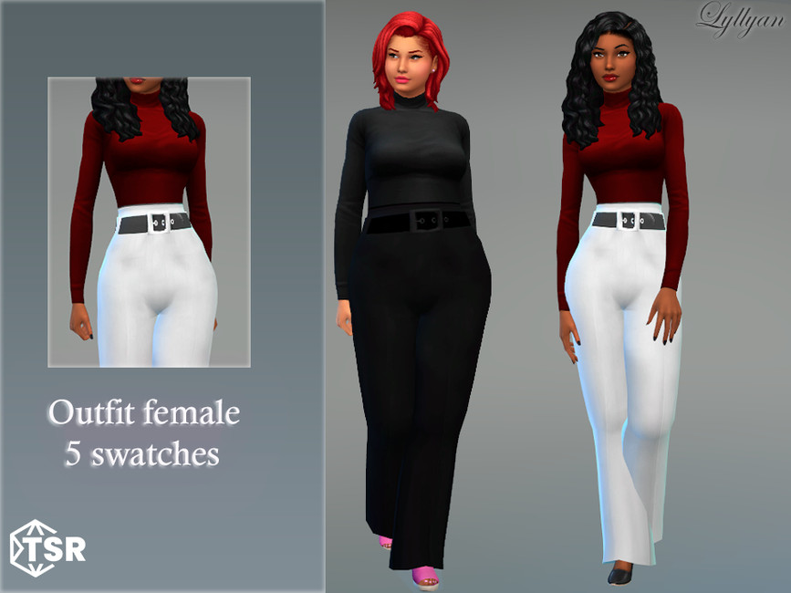 The Sims Resource - Outfit female Rafaela