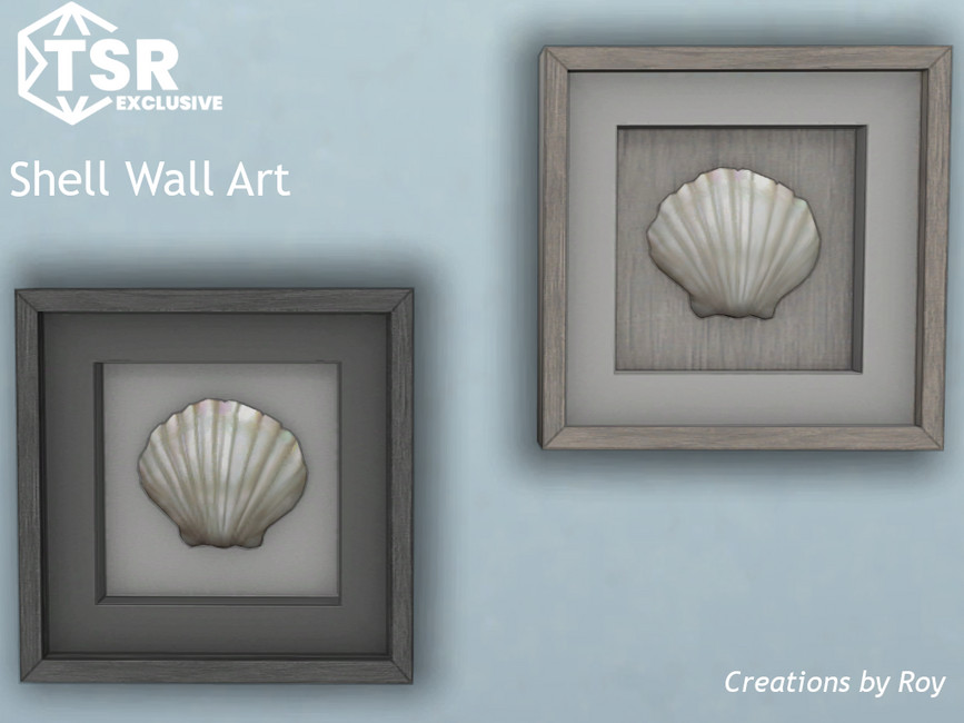 The Sims Resource - Shell Wall Art