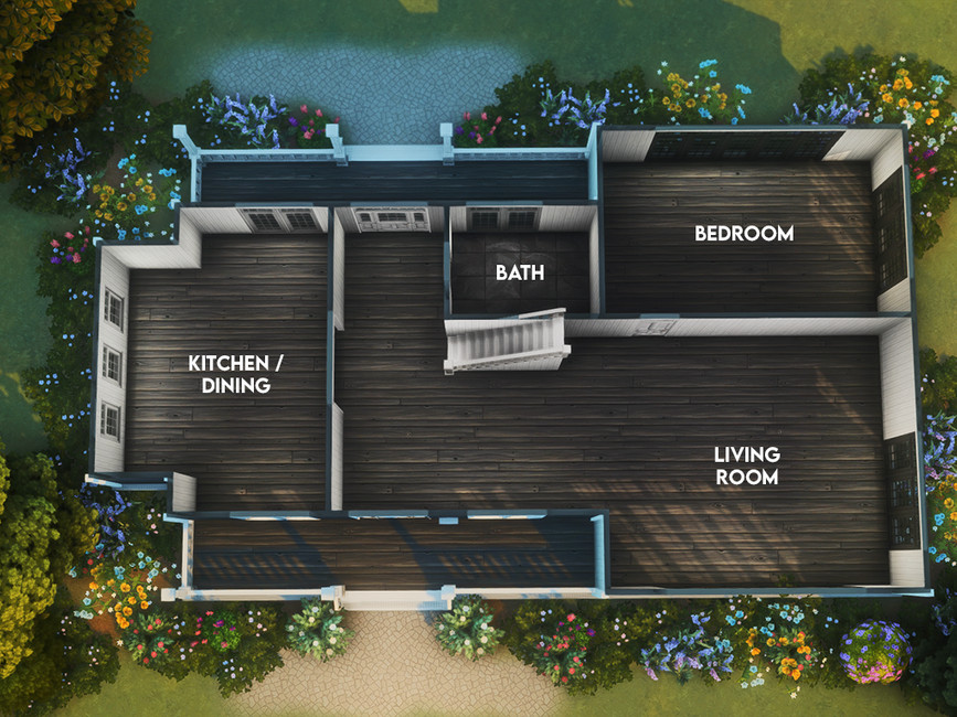 The Sims Resource - (Shell) Stockton (TSR only CC)