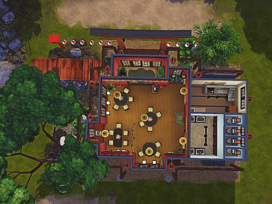 The Sims Resource - Chinese restaurant no CC