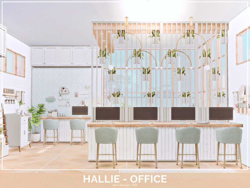 The Sims Resource - Hallie Office - TSR Only CC