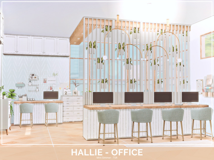 The Sims Resource - Hallie Office - TSR Only CC