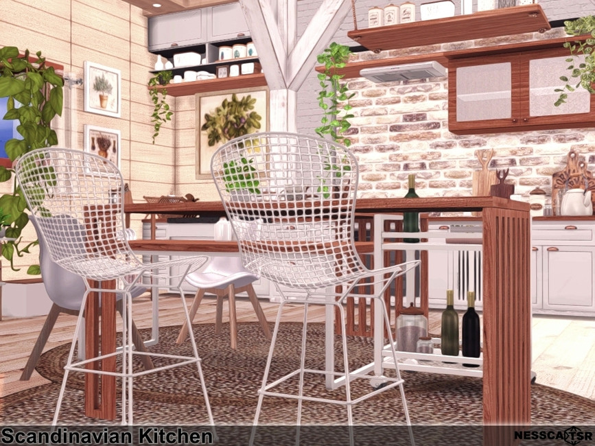 The Sims Resource - Scandinavian Kitchen