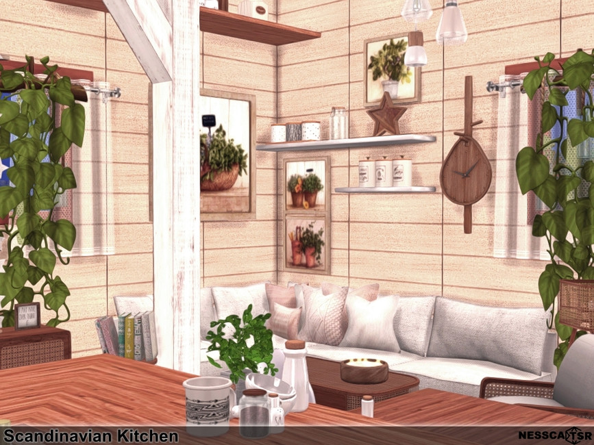 The Sims Resource - Scandinavian Kitchen