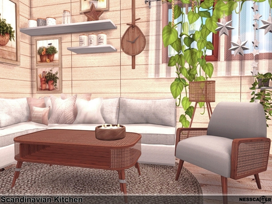 The Sims Resource - Scandinavian Kitchen