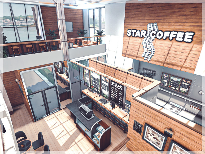 The Sims Resource - Star Coffee Cafe No CC