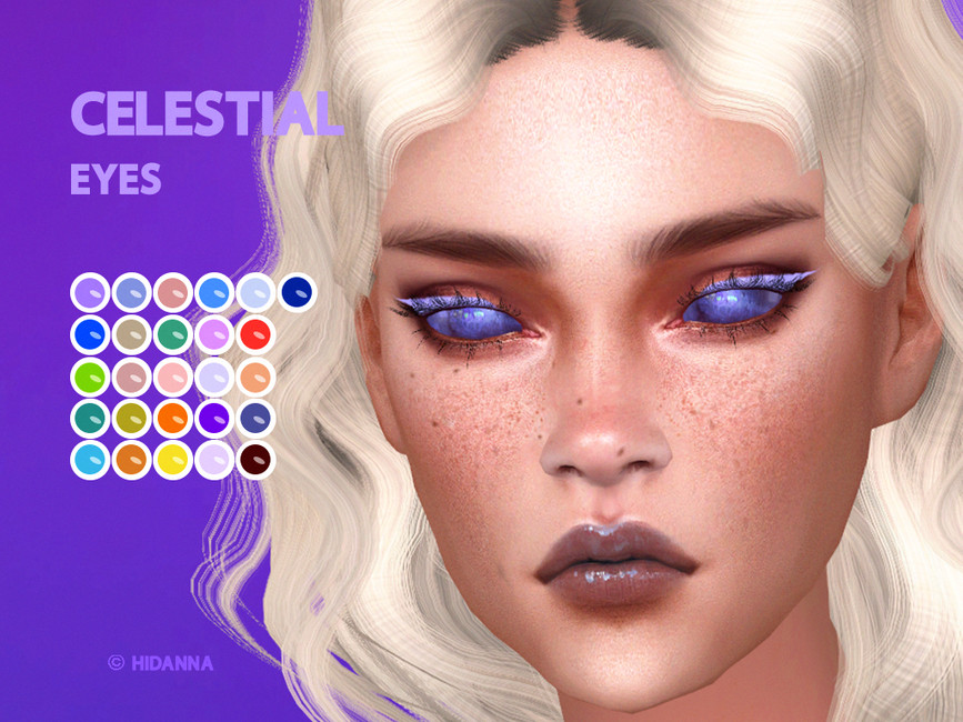 The Sims Resource - Celestial Eyes (Face Paint) - HQ