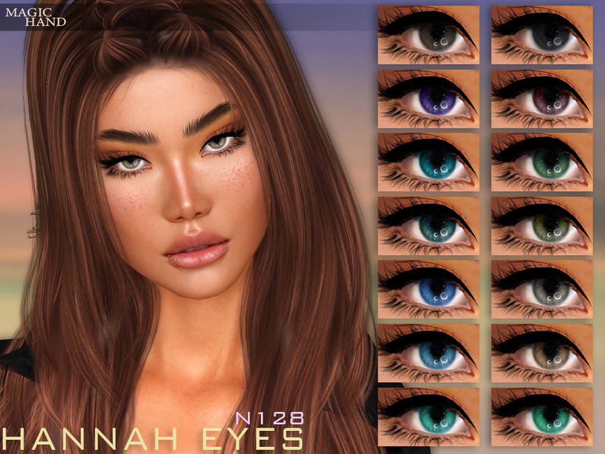 The Sims Resource - [Patreon] Hannah Eyes N128