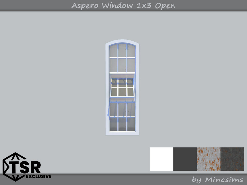 The Sims Resource - Aspero Window 1x3 Open