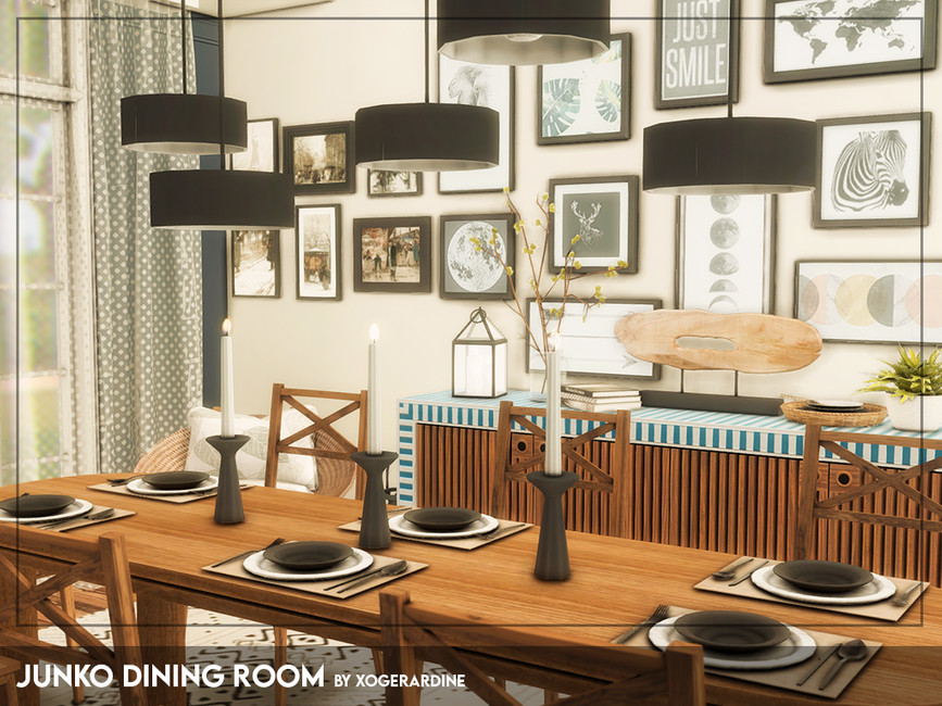 The Sims Resource - Junko Dining Room (TSR only CC)