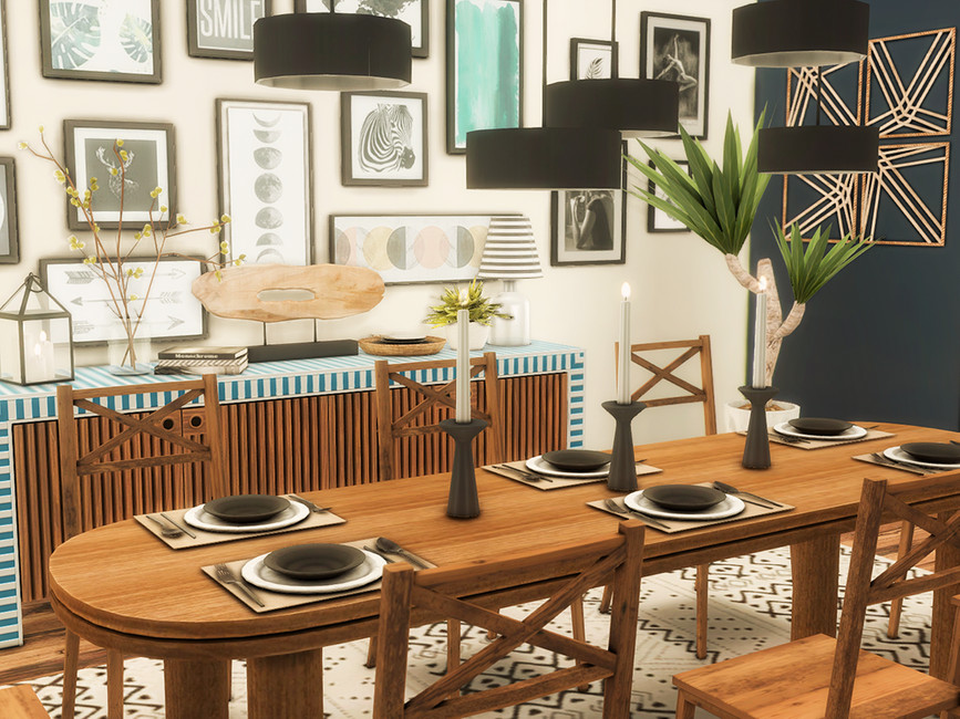 The Sims Resource - Junko Dining Room (TSR only CC)