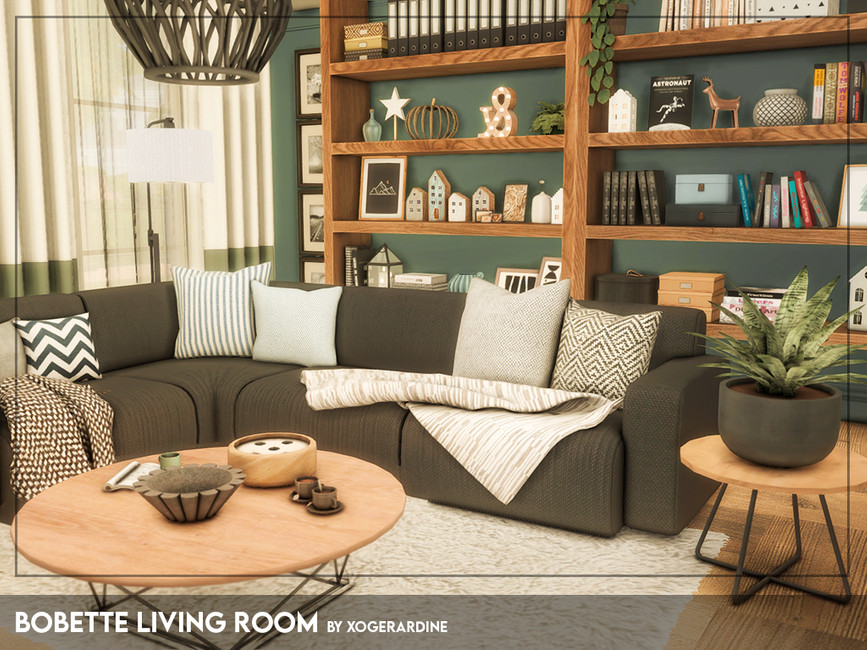The Sims Resource - Bobette Living Room (TSR only CC)