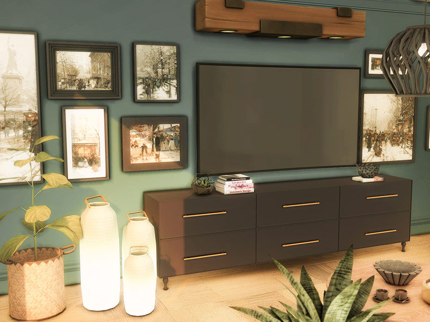 The Sims Resource - Bobette Living Room (TSR only CC)