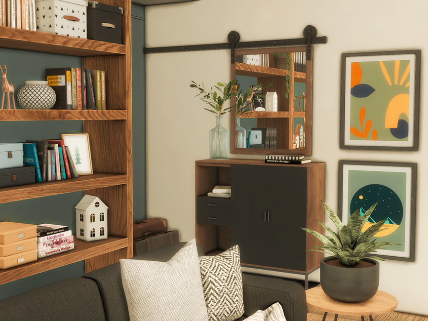 The Sims Resource - Bobette Living Room (TSR only CC)