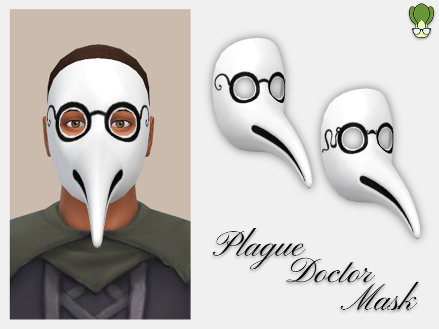 The Sims Resource - Plague Doctor Mask