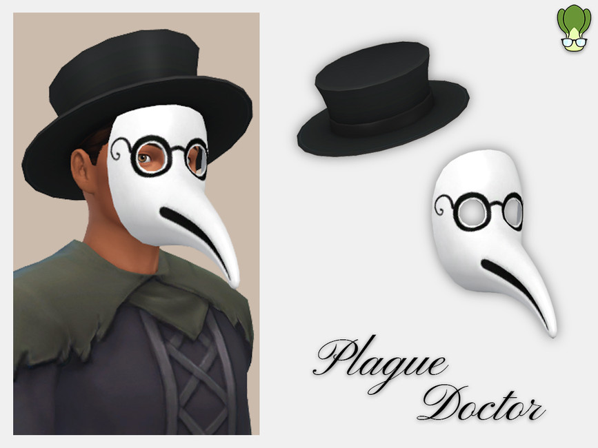 The Sims Resource - Plague Doctor Set