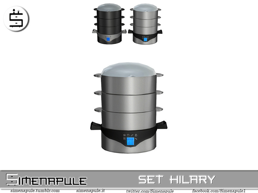 The Sims Resource - Set Hilary - Air Steam Cooker