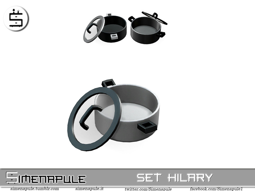 The Sims Resource - Set Hilary - Pot with lid 01