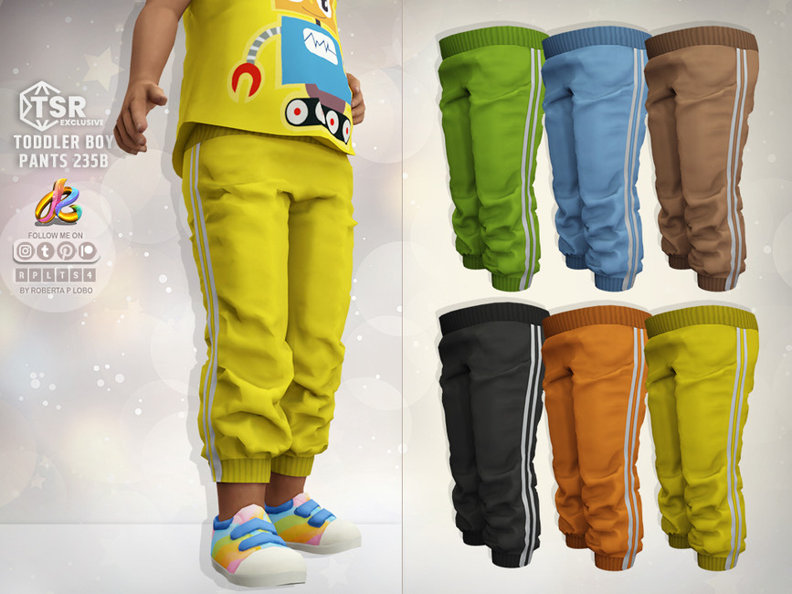The Sims Resource - Toddler Boy Pants 235B - Retexture